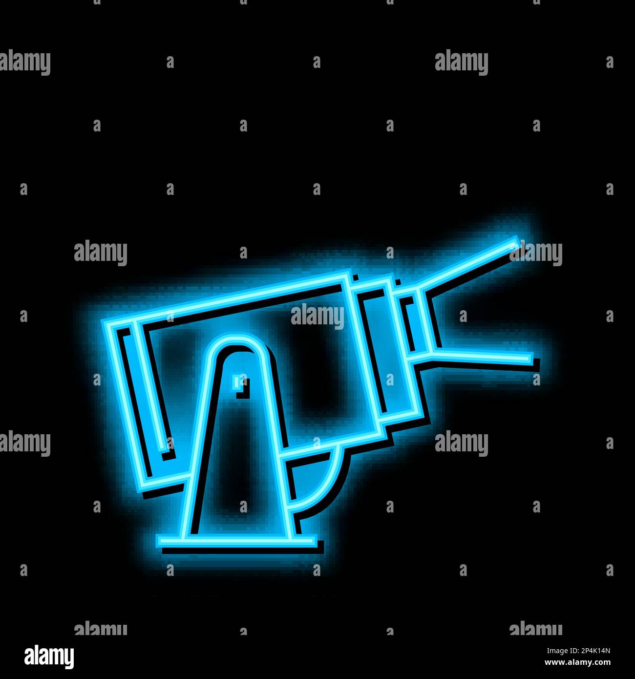 spotlight lighting neon glow icon illustration Stock Vector Image & Art ...