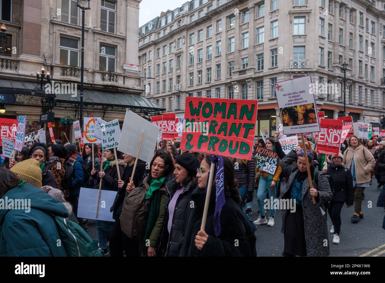 Millions Women Rises March through Central London for their yearly ...