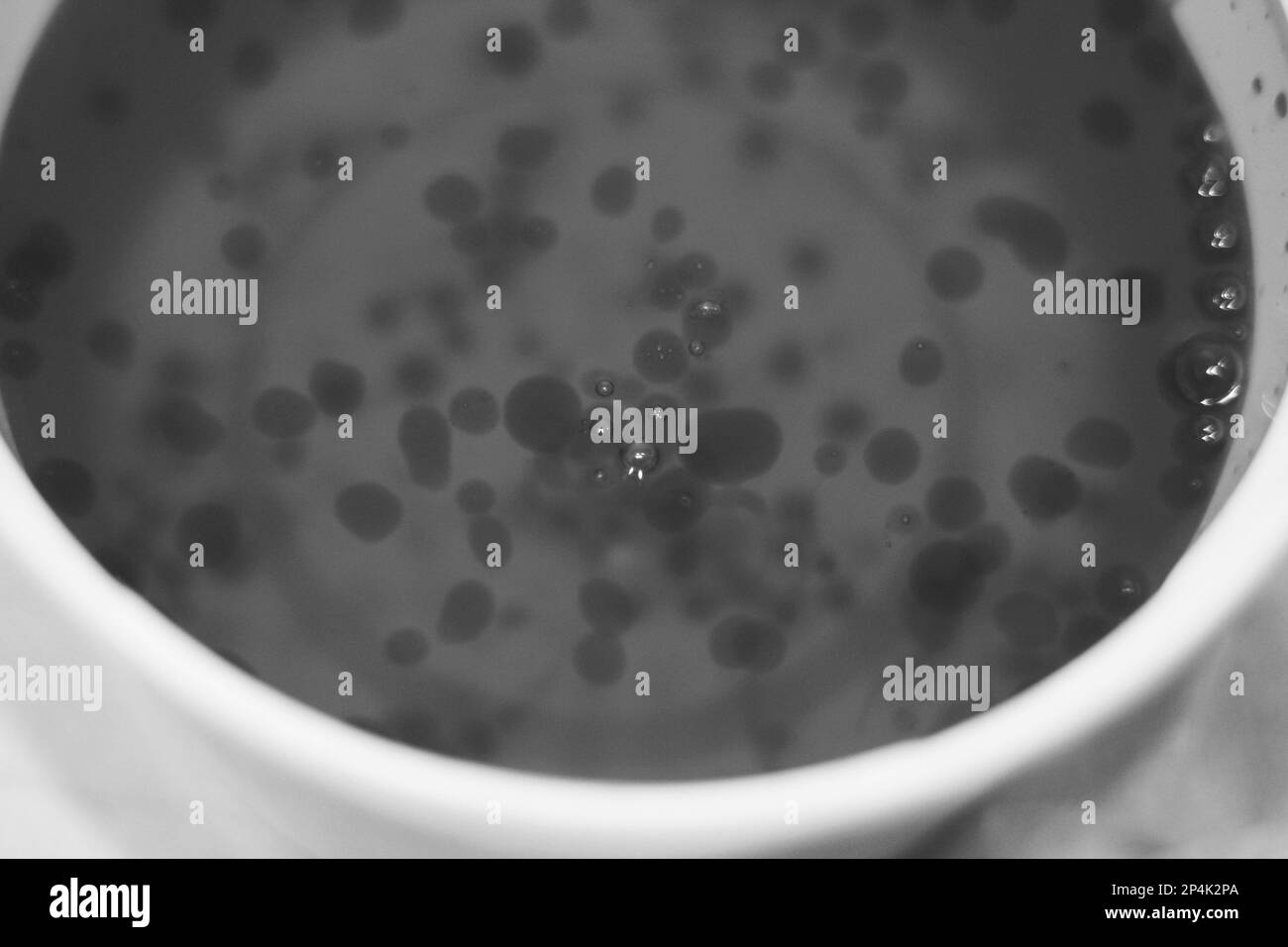 A middle school science experiment with a bowl full of globs and blobs ...