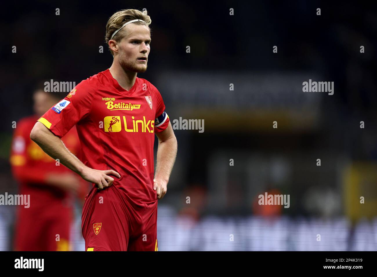 Milano, Italy. 05th Mar, 2023. Morten Hjulmand of Us Lecce looks on ...