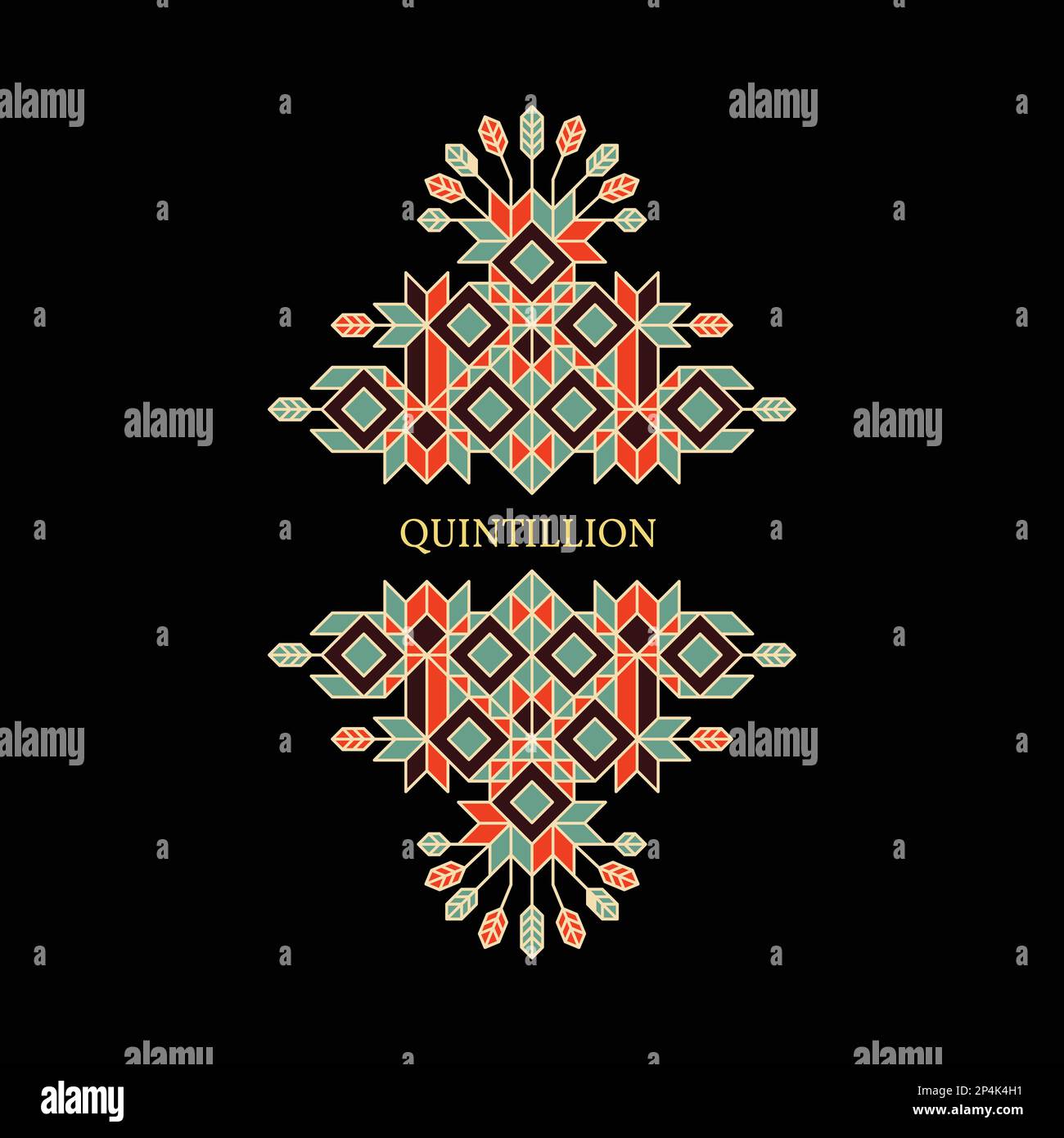 Decorative Element in Retro Style. Vector Calligraphic Template. Line ...