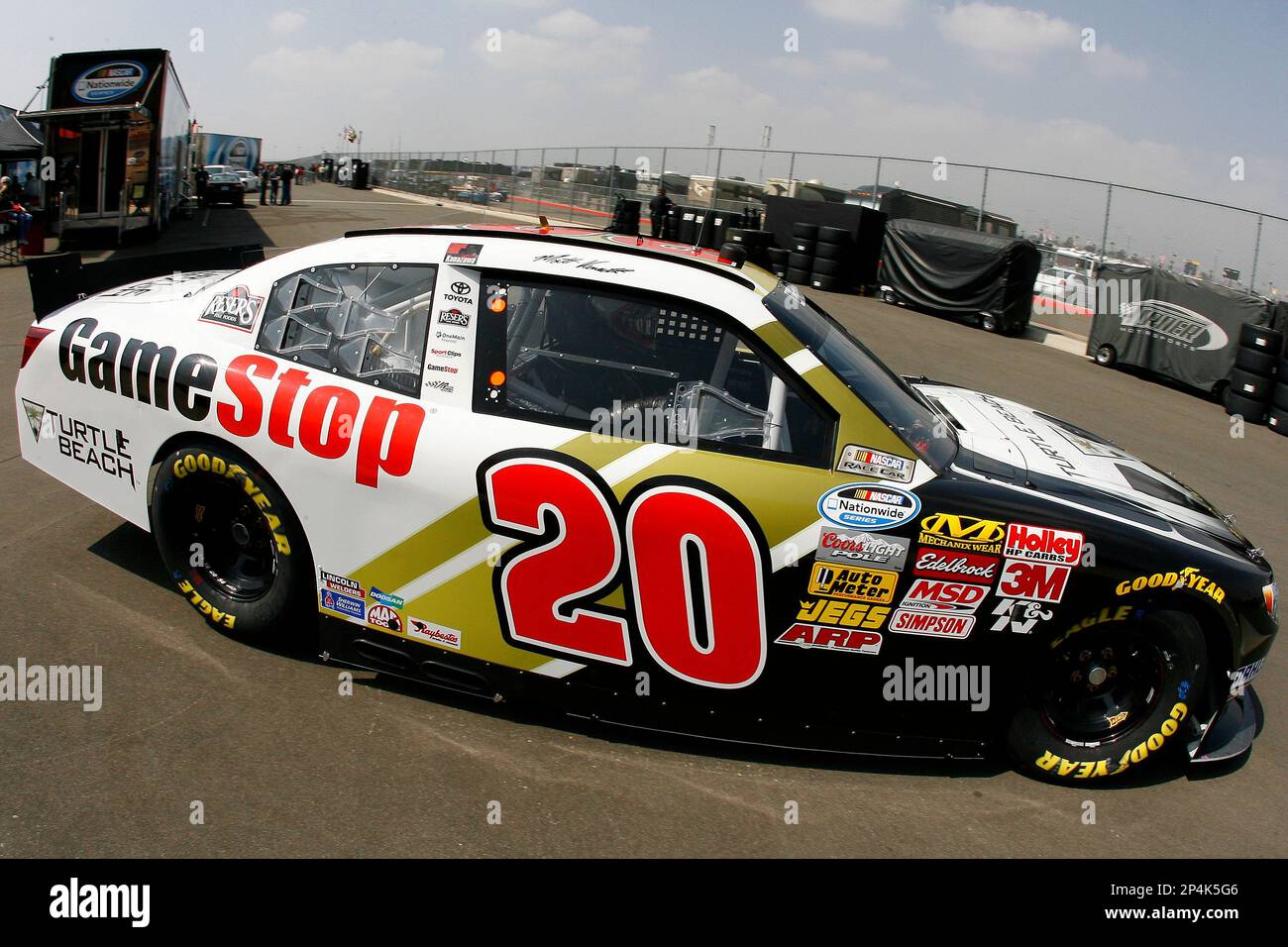Matt Kenseth, GameStop-Turtle Beach Toyota Camry during practice for ...