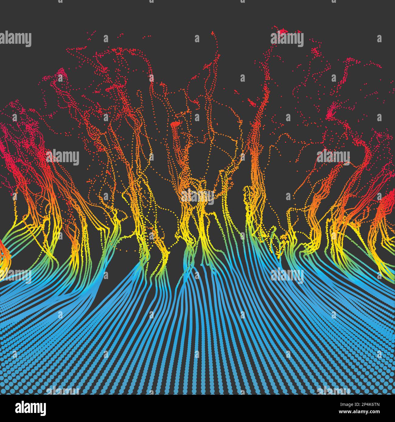 Flow particle Stock Vector Images - Alamy