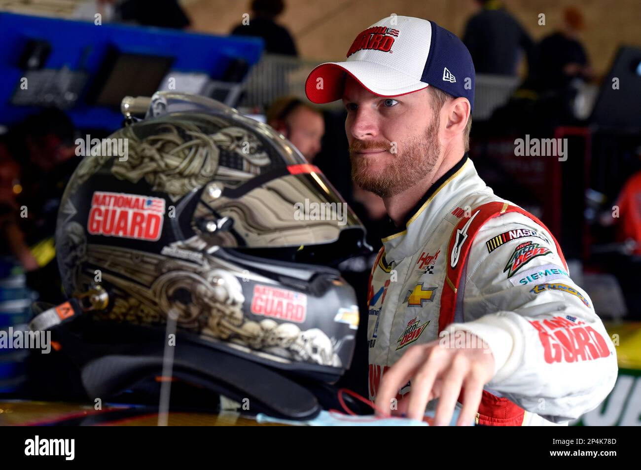 Dale Earnhardt Jr during practice for the NASCAR Sprint Cup Series Auto ...