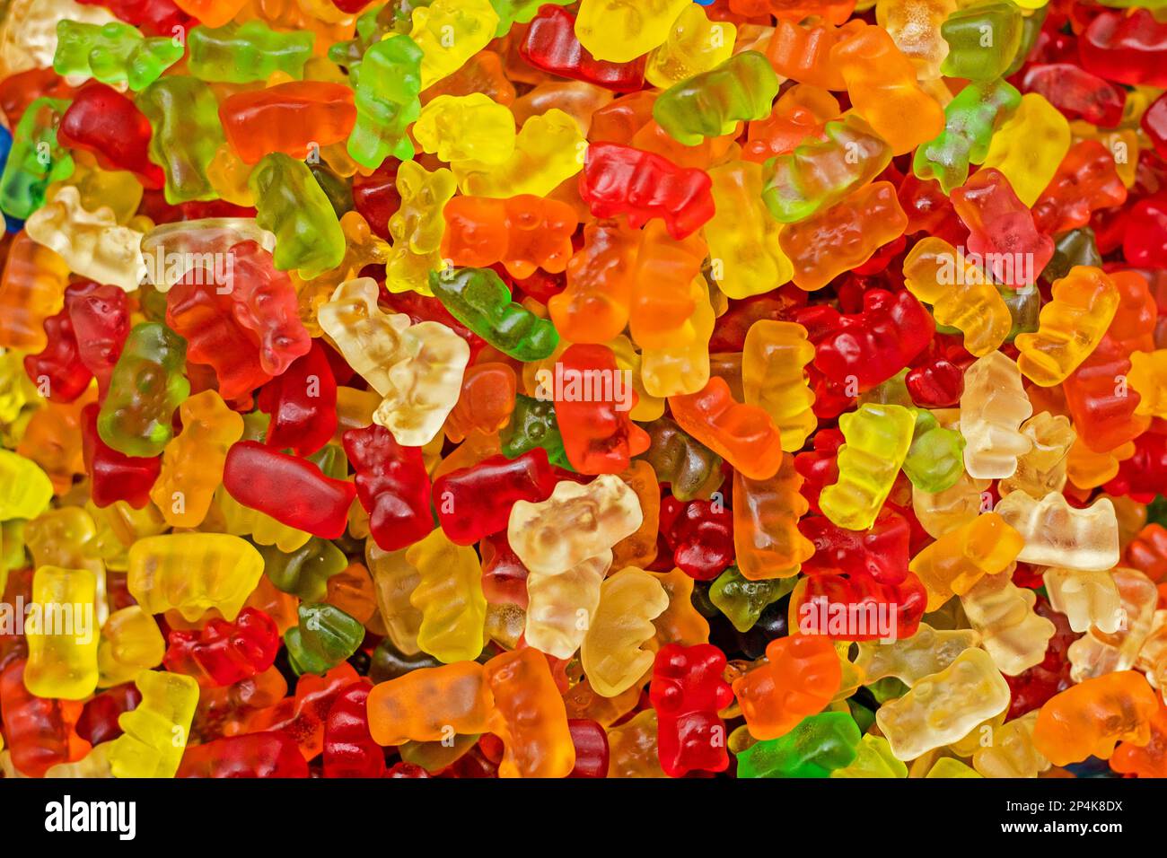 abstract background of yields multi -colored bears, from above Stock ...