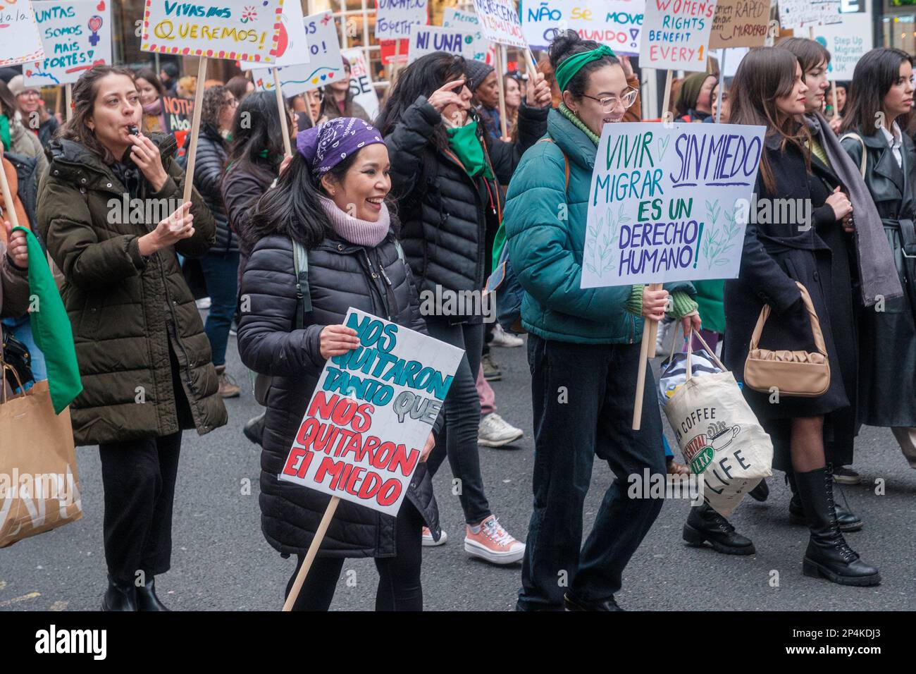 Millions Women Rises March Through Central London For Their Yearly 0056