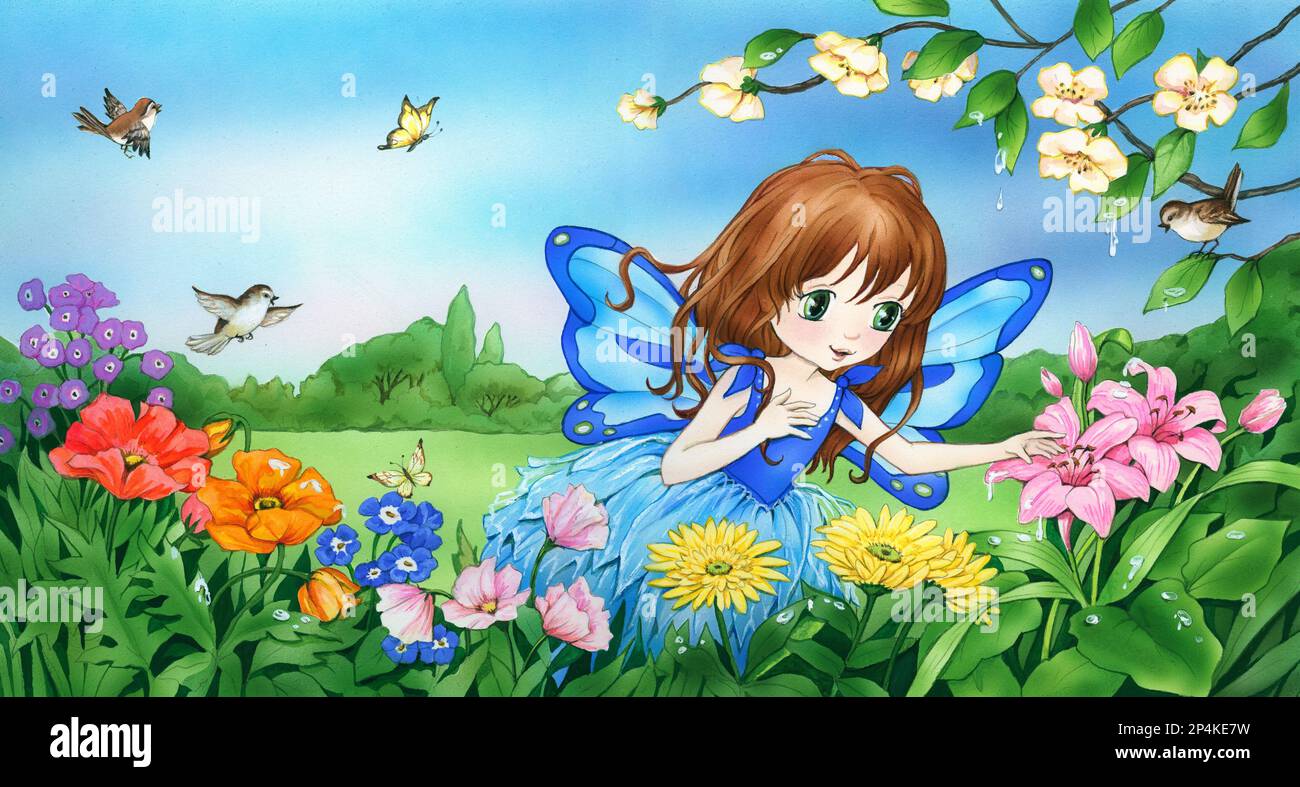 Anime Spring Fairy