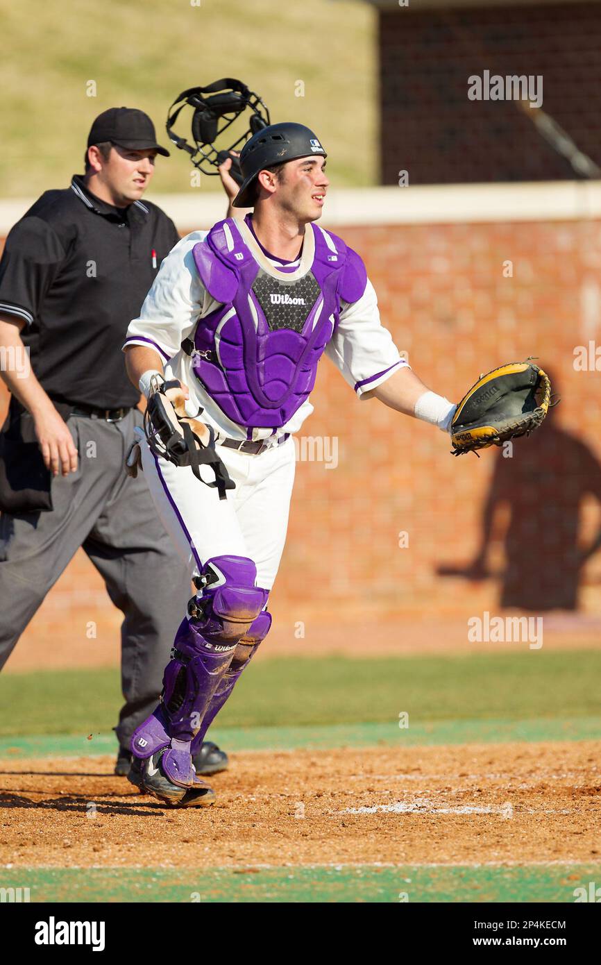 Josh Spano (21) of the High Point Panthers on defense against the ...