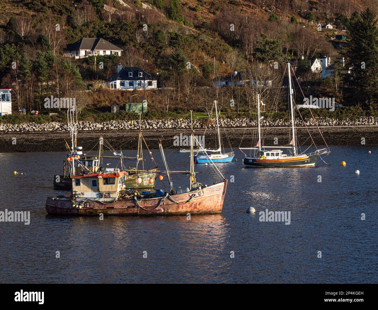Ullapool a village and port in Ross and Cromarty, Scotland Stock Photo ...