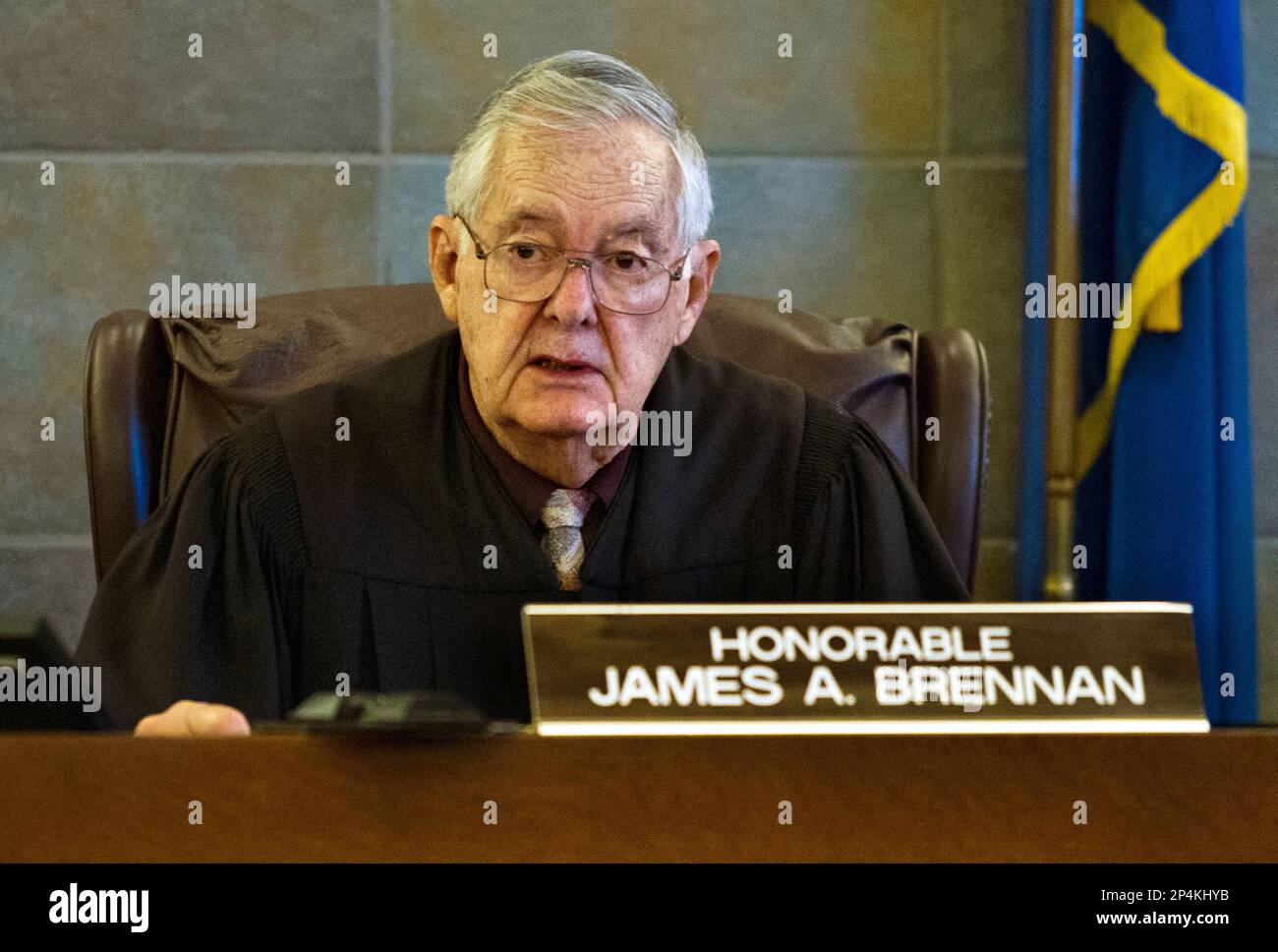 District Court Judge James A. Brennan sentences former Foothill High ...