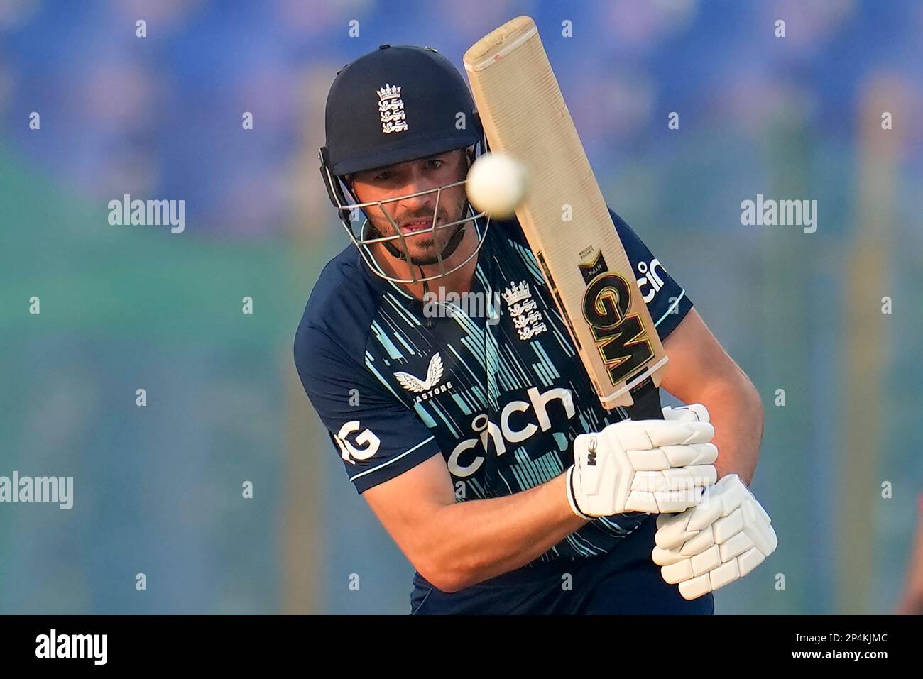 England's James Vince plays a shot during the third one day ...