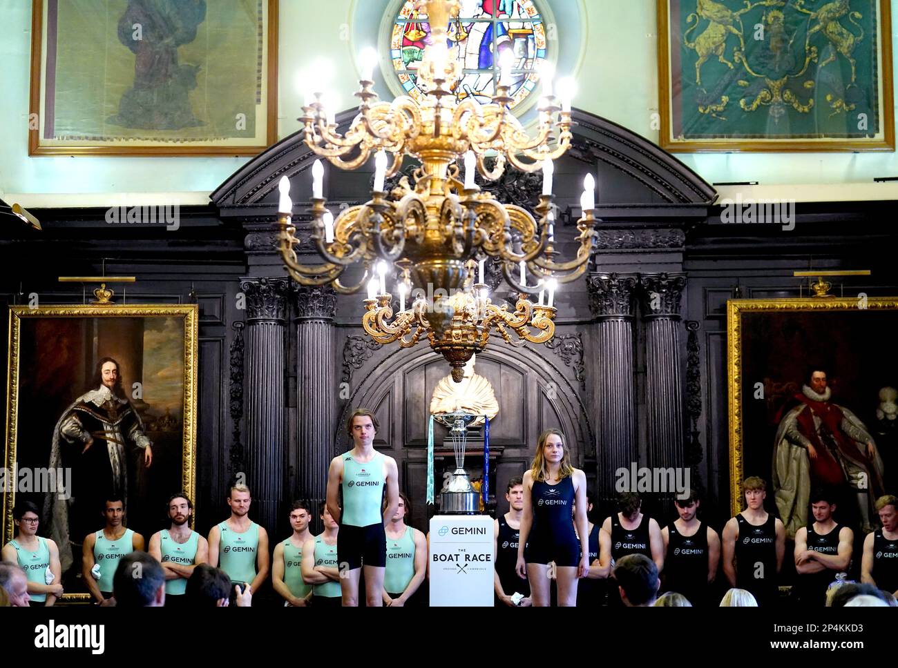 Cambridge Men's cox Jasper Parish and Oxford Men's cox Anna O'Hanlon ...