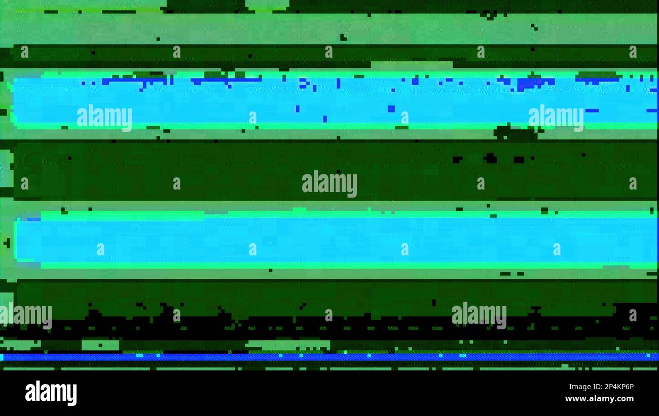 Pixel glitch electronic distortion color noise Stock Photo - Alamy