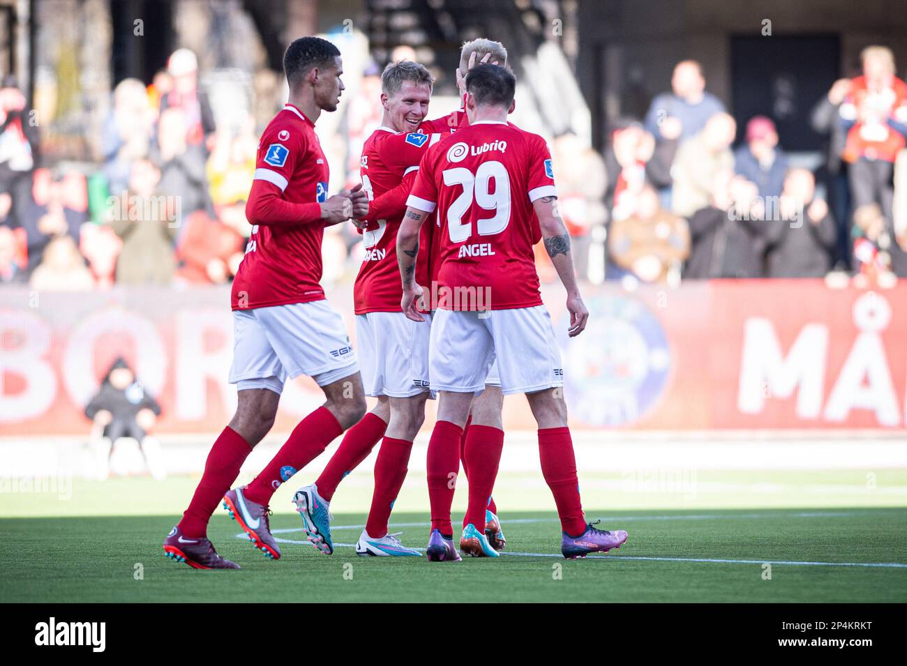 Silkeborg, Denmark. 05th, March 2023. Tobias Salquist (20) of Silkeborg ...