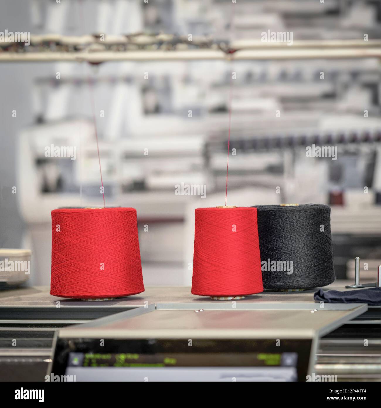 Closeup weaving bobbins threads hi-res stock photography and images - Alamy