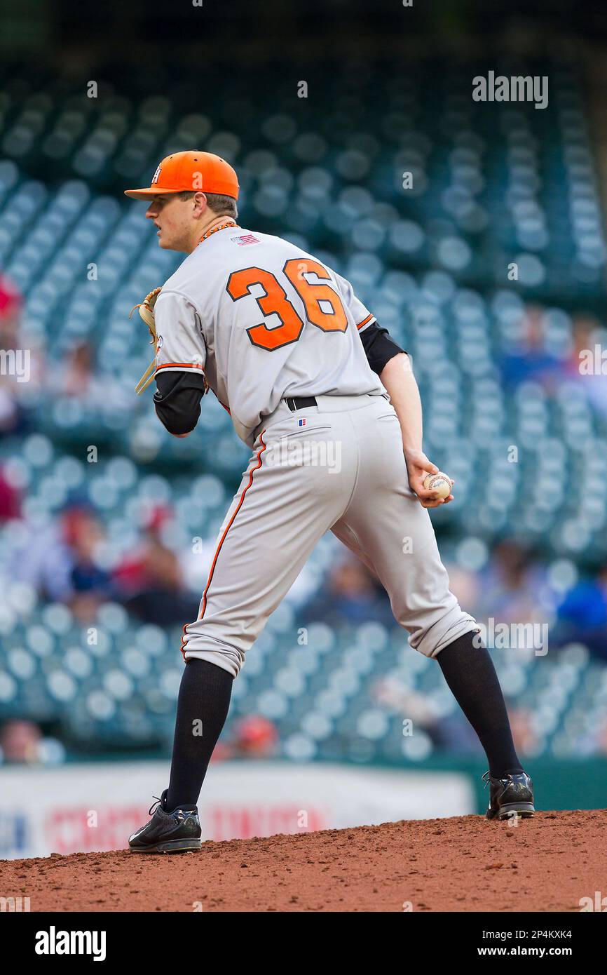 Sam Houston State Bearkats starting pitcher Tyler Eppler #36 looks to ...