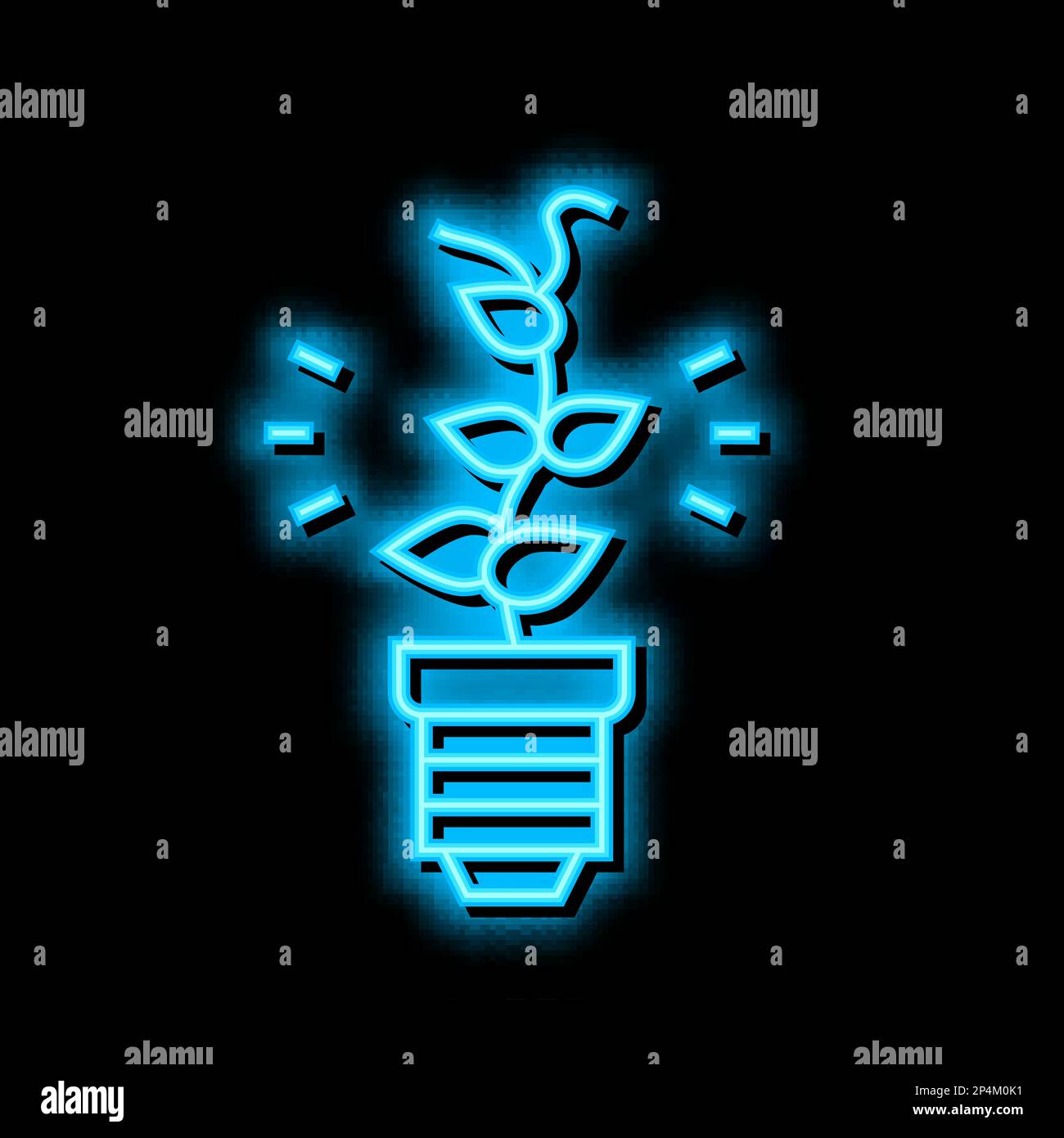 alternative energy neon glow icon illustration Stock Vector Image & Art ...