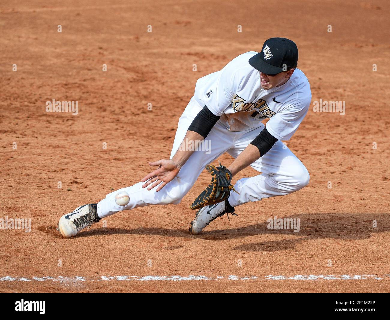March 12, 2014 - Orlando, FL, U.S: UCF first baseman Tyler Hayden (15 ...