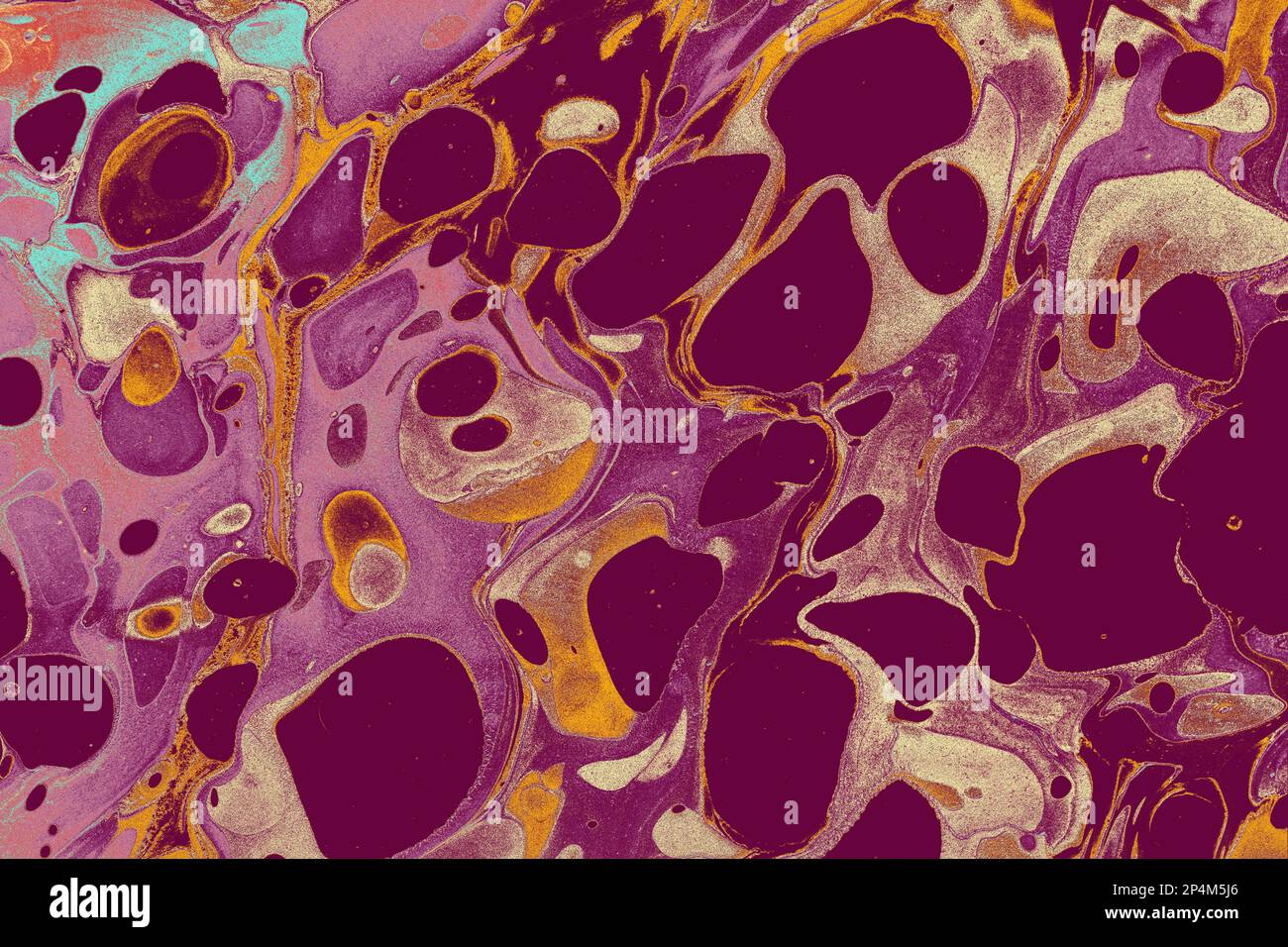 Ebru marble effect pattern design for print Stock Photo - Alamy