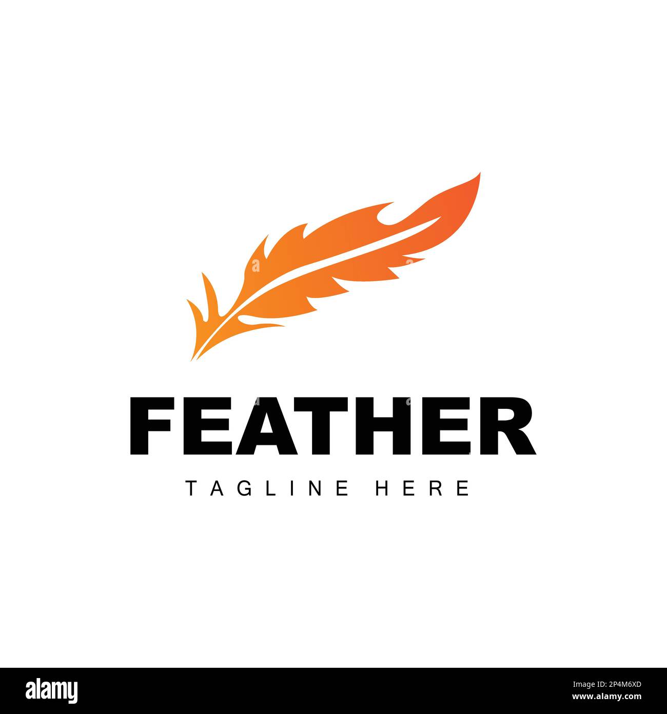 Simple Feather Vector