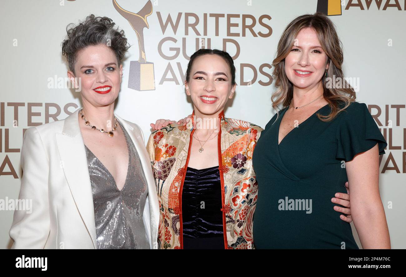 LOS ANGELES, CA - MARCH 5: Ameni Rozsa, Liz Phang, Sarah L. Thompson at ...