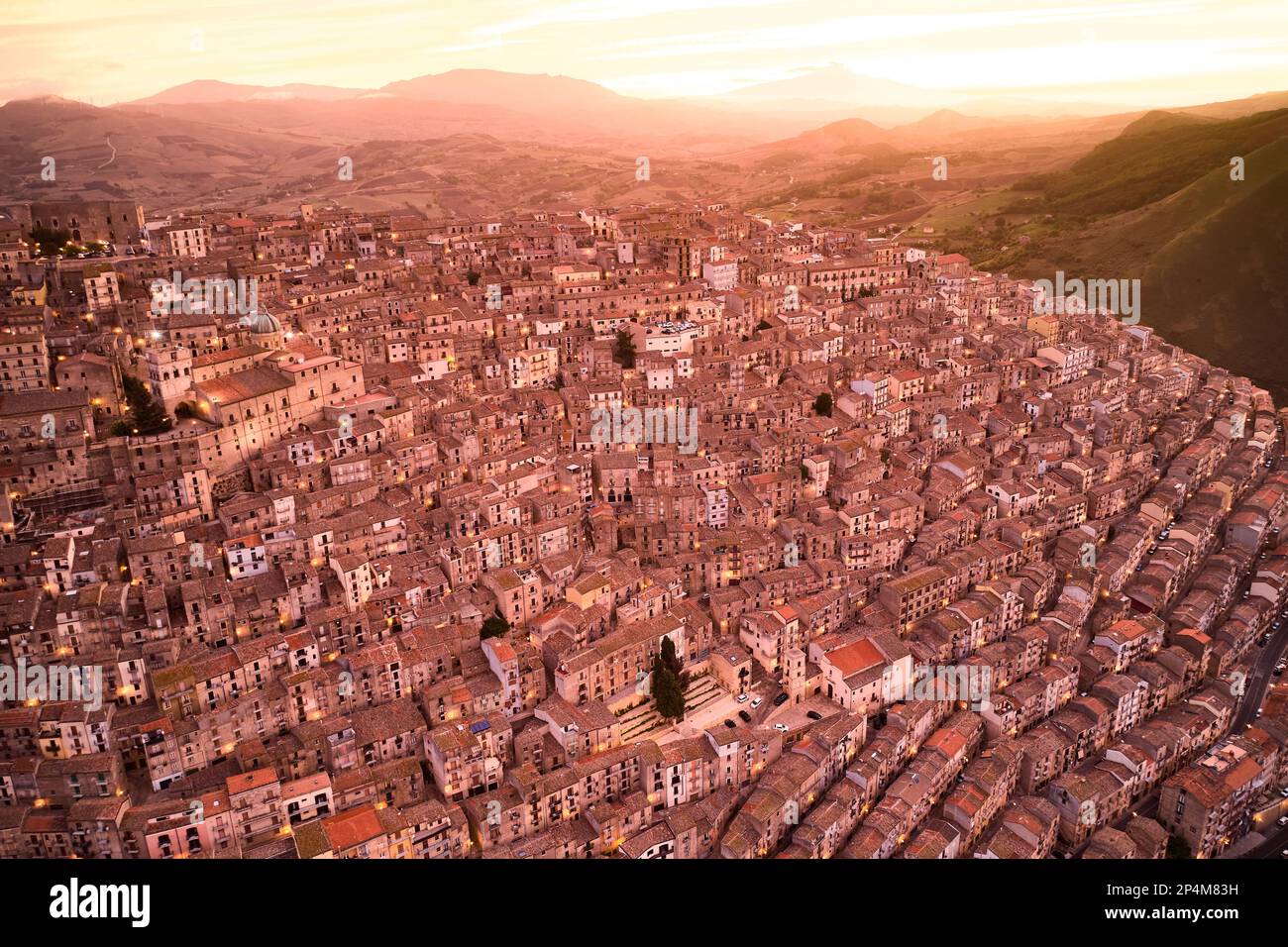 Aerial from traditional touristic town hi-res stock photography and ...