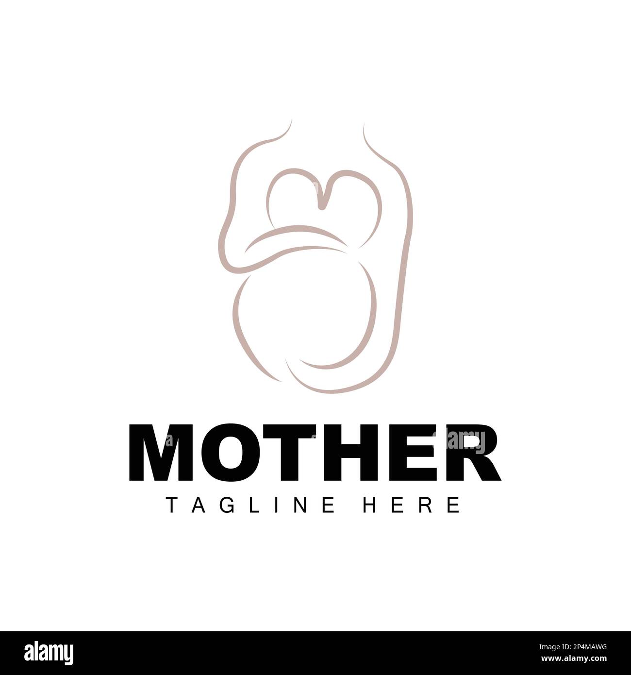 Pregnant Logo, Mom And Baby Health Care Design, Pregnant And Baby ...