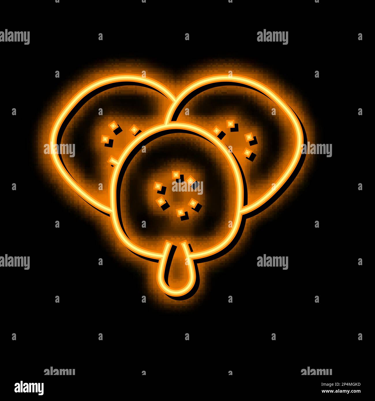 juicy cucumber neon glow icon illustration Stock Vector Image & Art - Alamy