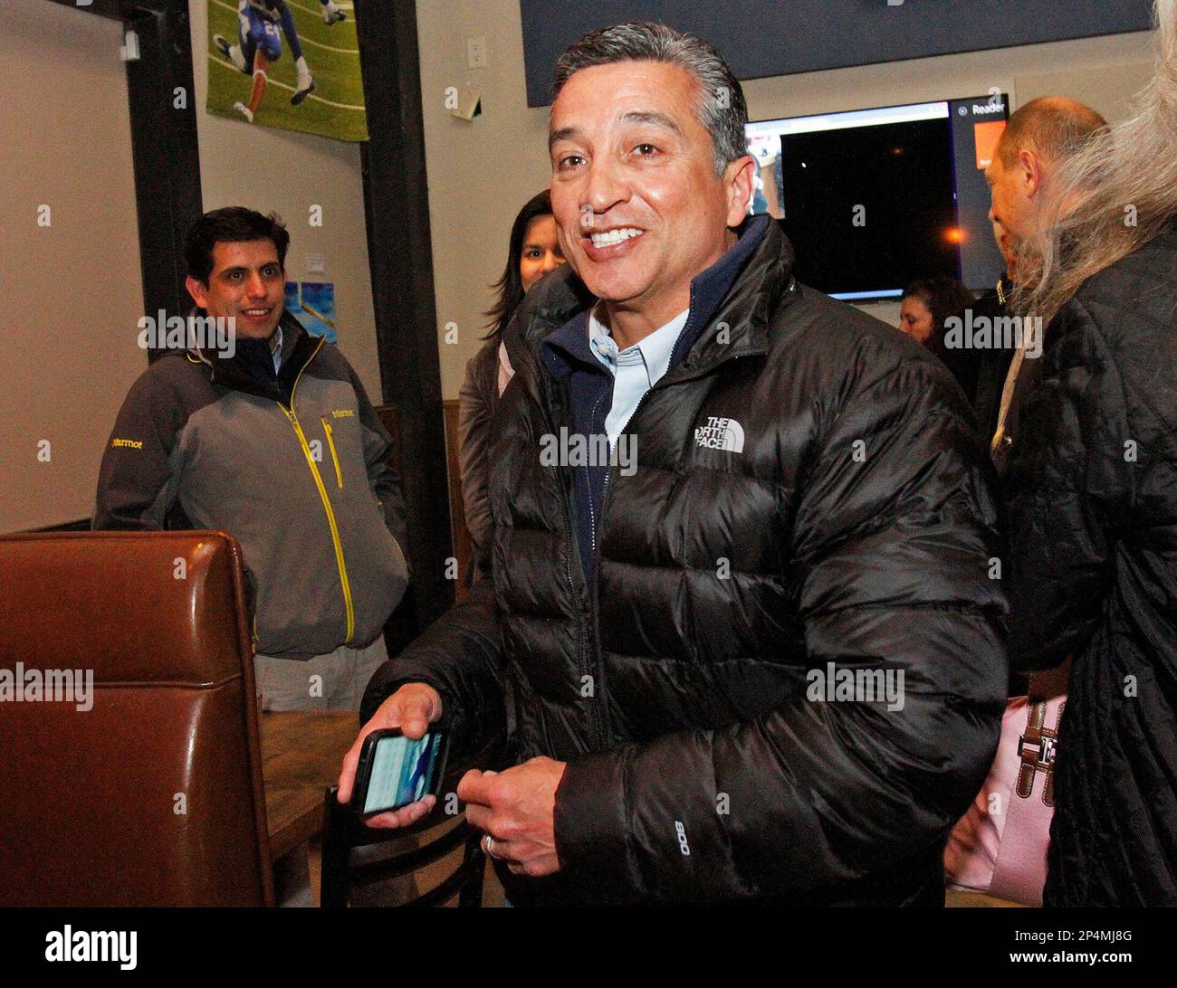 City Council, District 2, Joseph Maestas, smiles as he leaves the ...