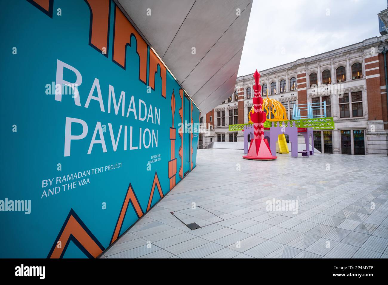 Ramadan Pavillion by Shahed Salem at the V&A, London, UK Stock Photo ...