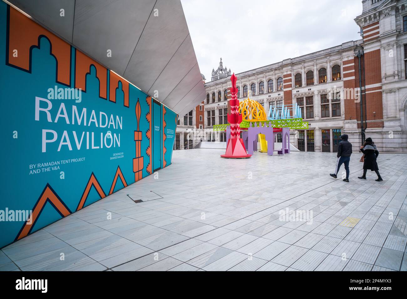 Ramadan Pavillion by Shahed Salem at the V&A, London, UK Stock Photo ...