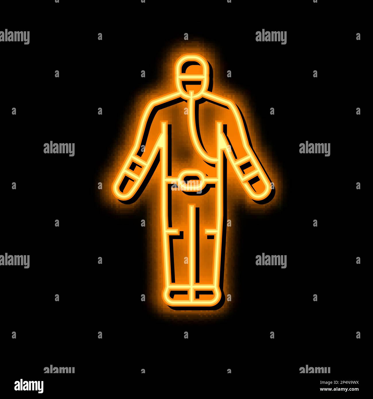 protection asbestos neon glow icon illustration Stock Vector Image & Art - Alamy