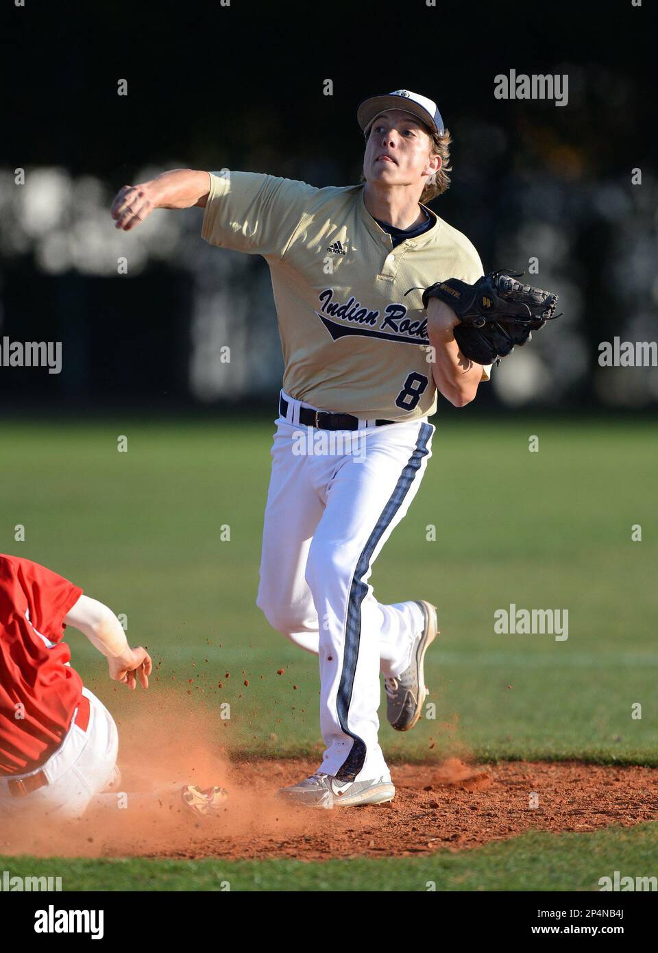 Indian Rocks Christian Golden Eagles Shane Priest (8) during a game ...