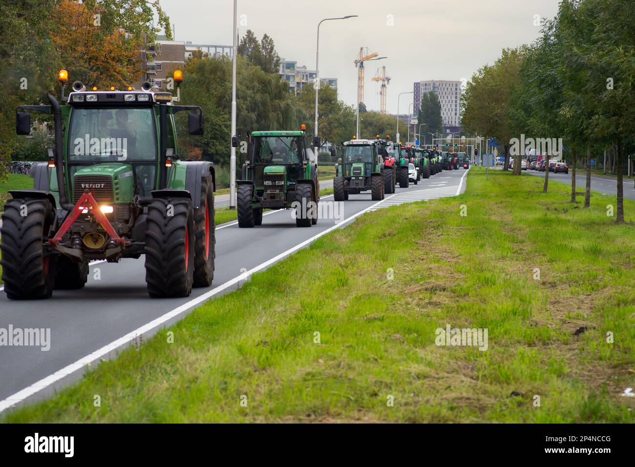 Dutch farmer protest highway hi-res stock photography and images - Alamy