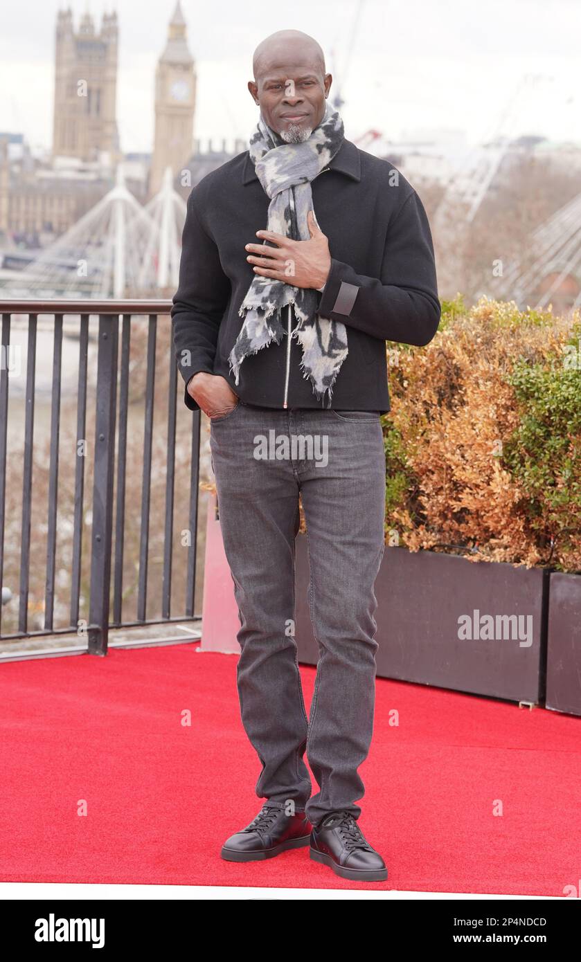 Djimon Honsou during a photocall for Shazam! Fury of the Gods, at IET ...