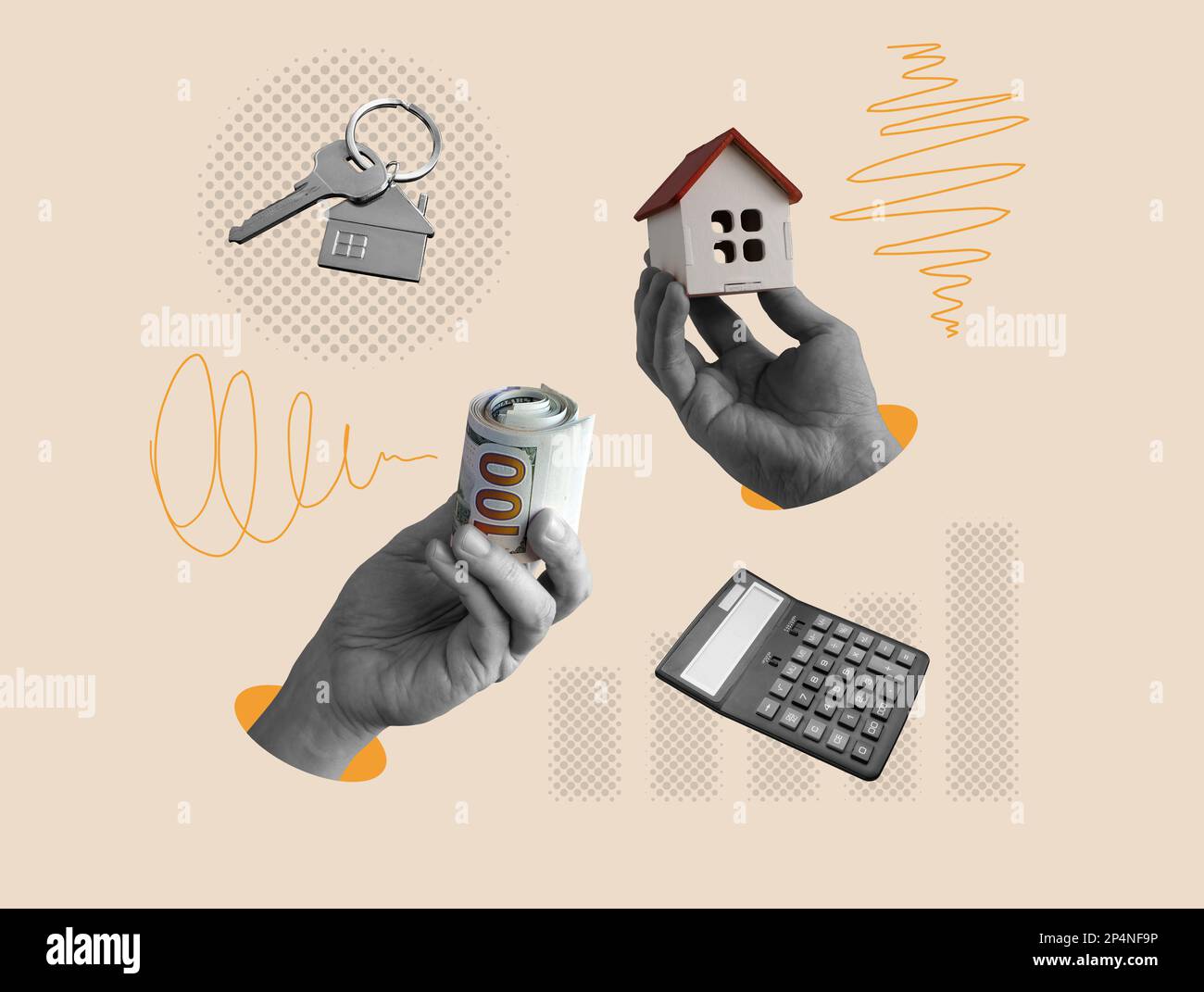 Taxation collage hi-res stock photography and images - Alamy