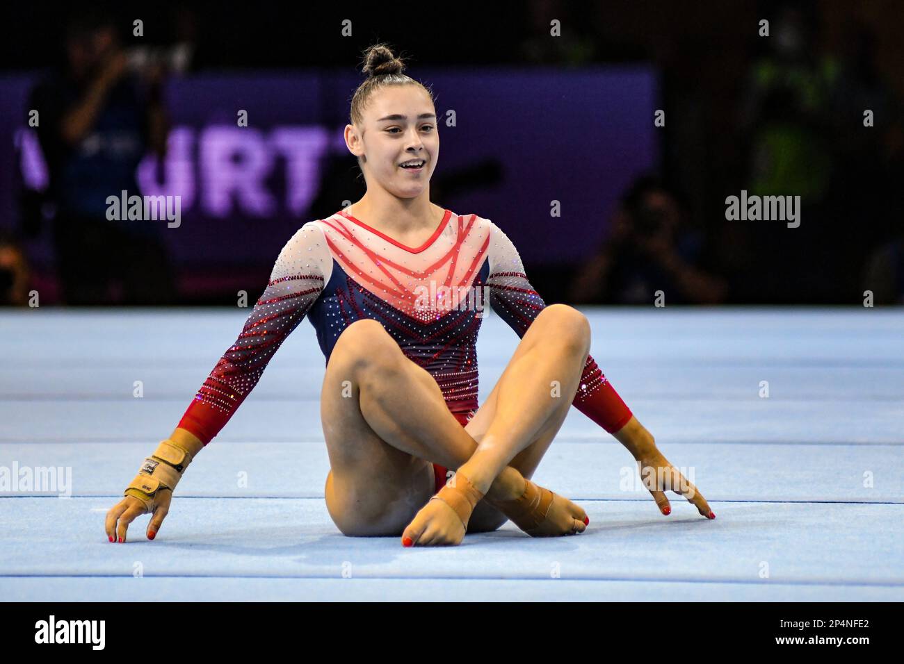 Jessica Gadirova (Great Britain, silver medal). European Championships ...