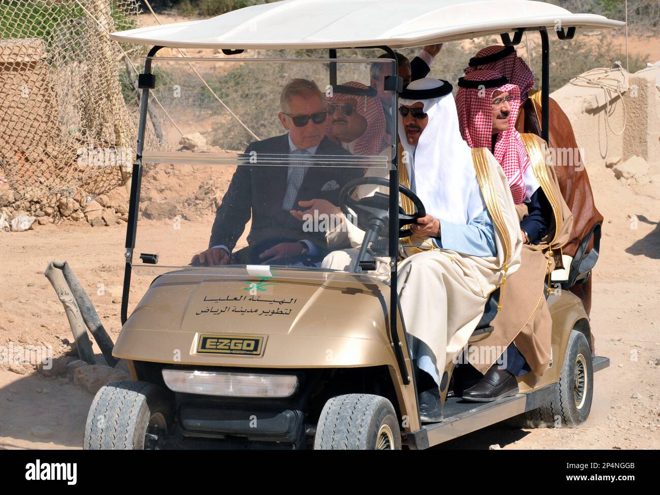 Britain's Prince Charles and Saudi Minister of Tourism, Saudi Prince ...
