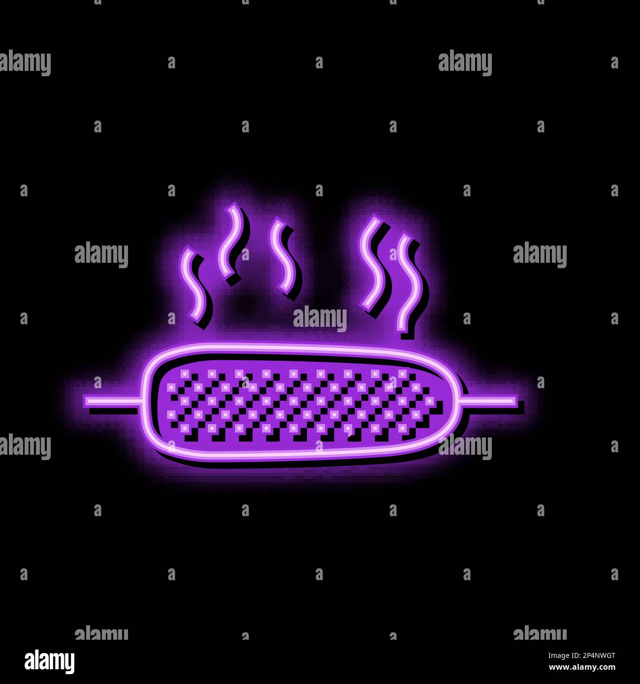 roasted corn color icon vector illustration Stock Vector Image & Art ...