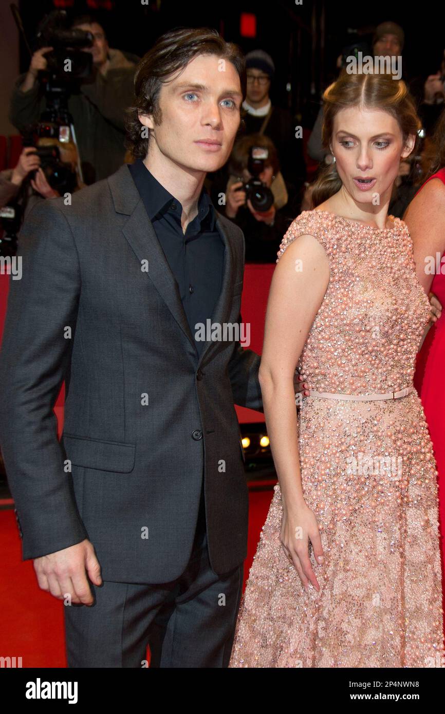 Actors Cillian Murphy and Melanie Laurent pose for photographers on the ...