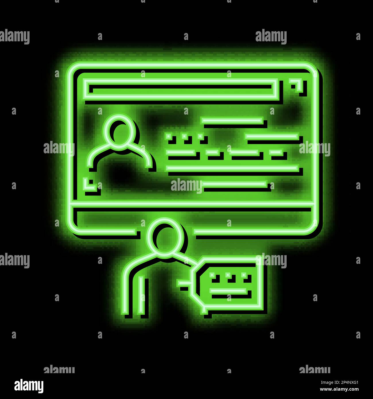 gender visa neon glow icon illustration Stock Vector Image & Art - Alamy