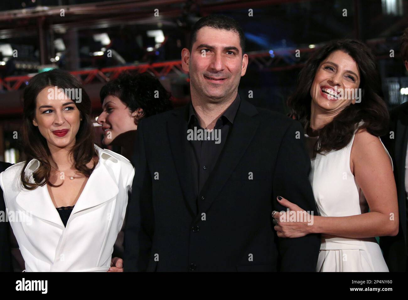 From left, actress Vicky Papadopoulou, director Yannis Economides and ...