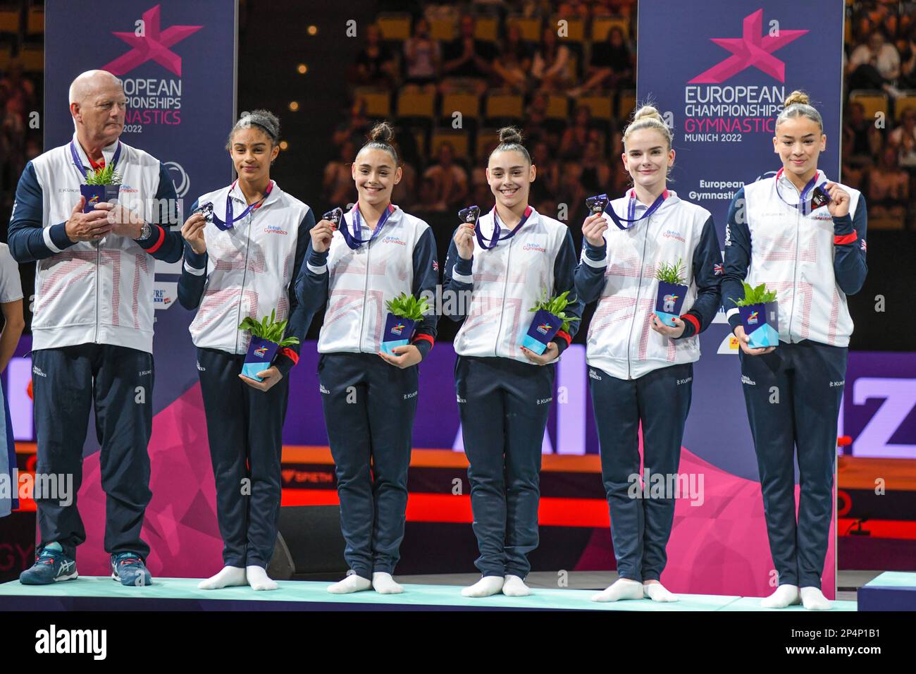 European Championships Munich 2022: Gymnastics: Great Britain (Silver ...