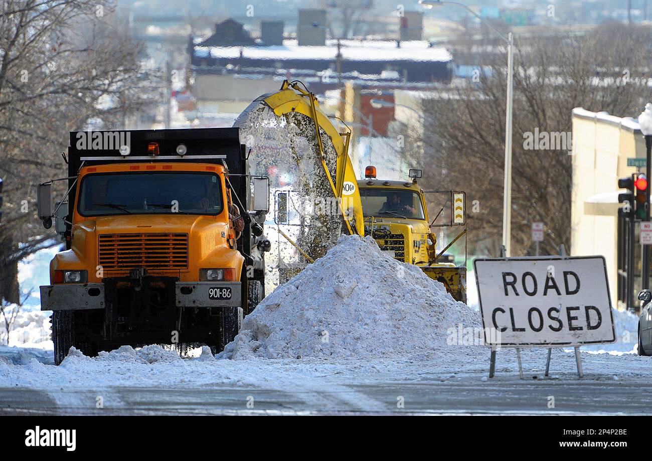 St. Joseph Public Works and Transportation Department crews clear snow ...