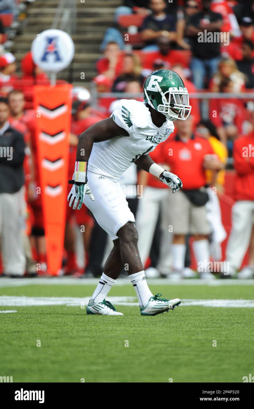 Eastern Michigan University Eagles defensive back Darius Scott (1 ...