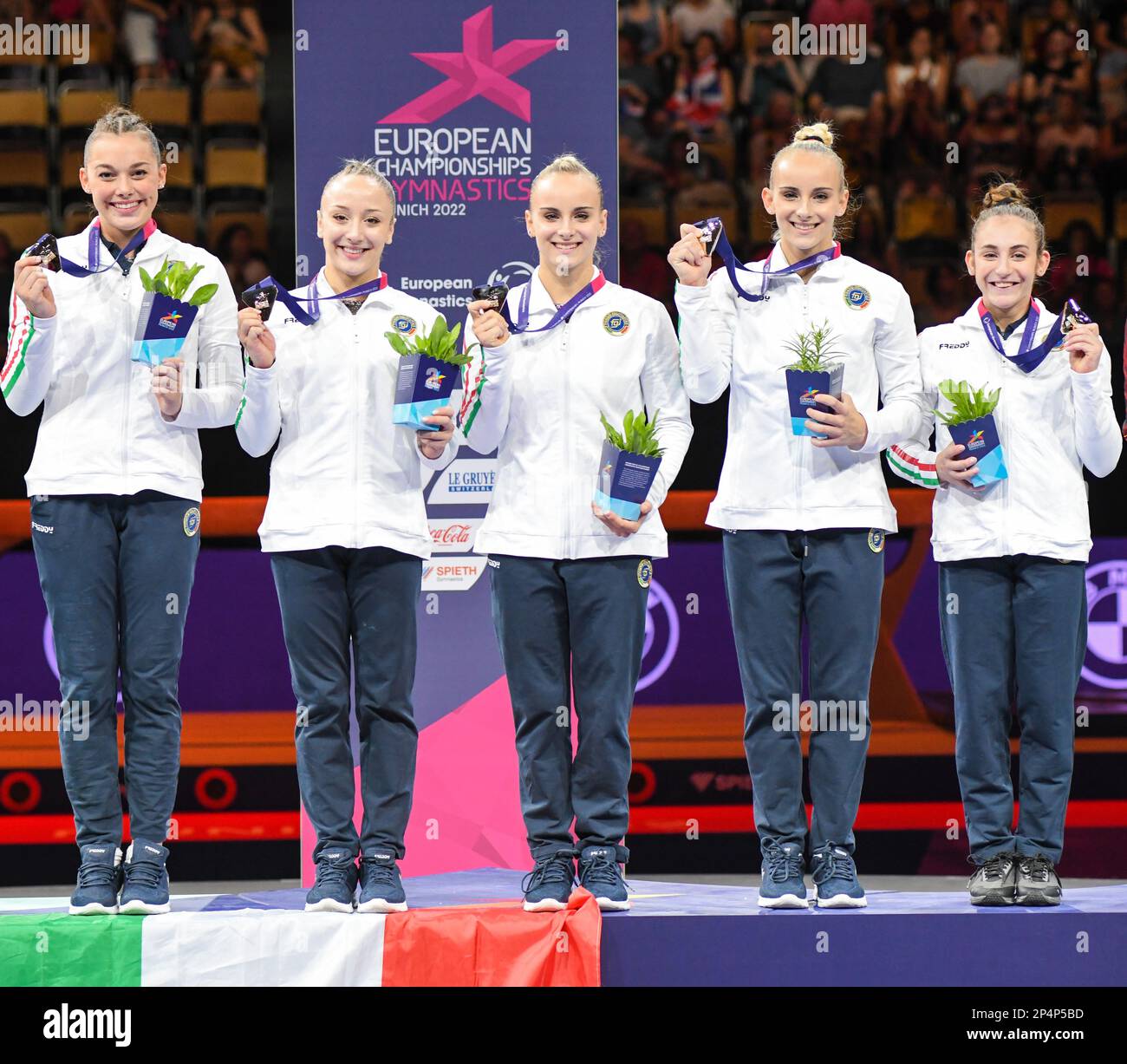 European Championships Munich 2022: Gymnastics: Italy (gold medal ...