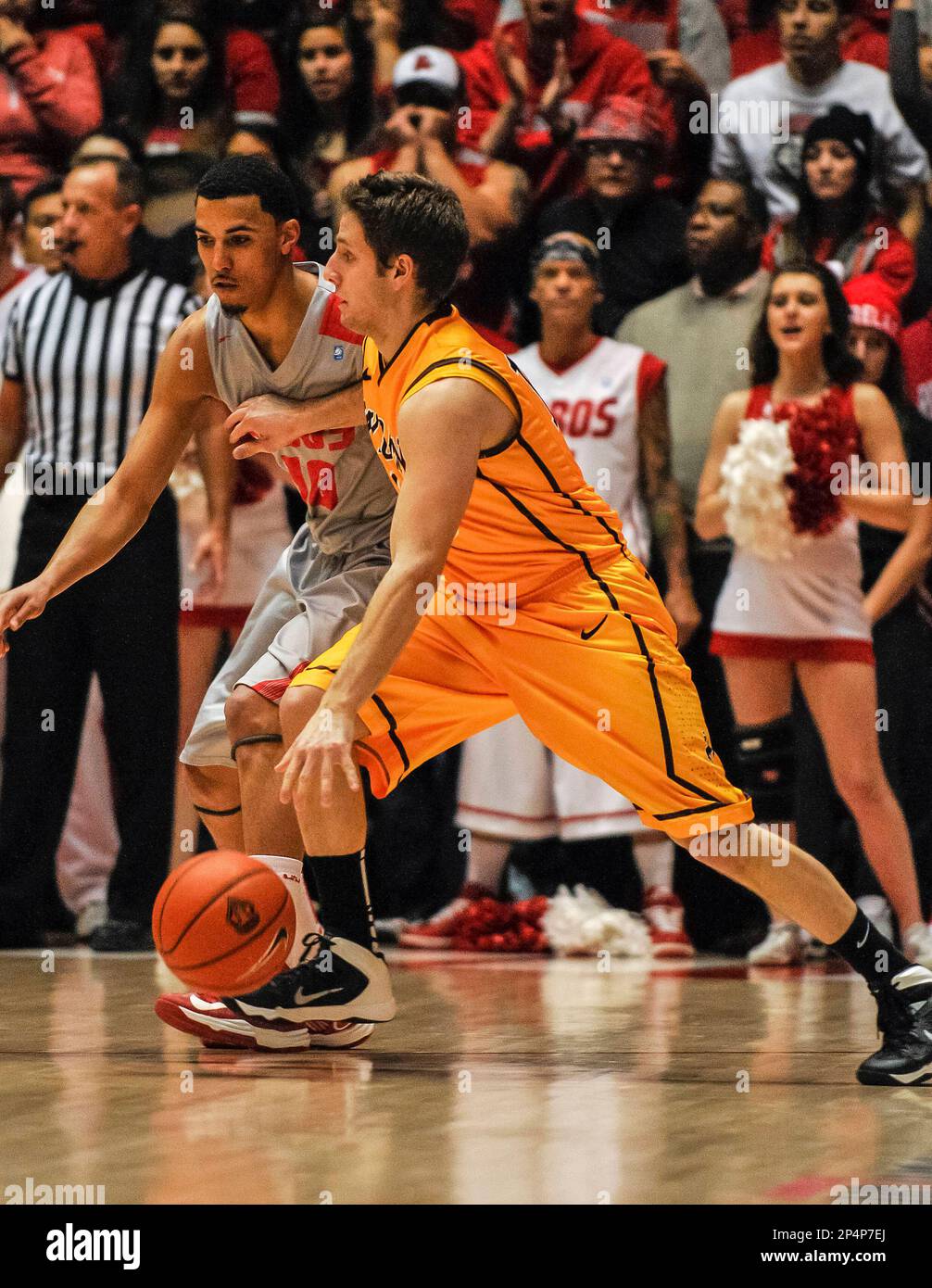 Feb 5, 2014: Wyoming Cowboys guard Jack Bentz #13 in action during the ...
