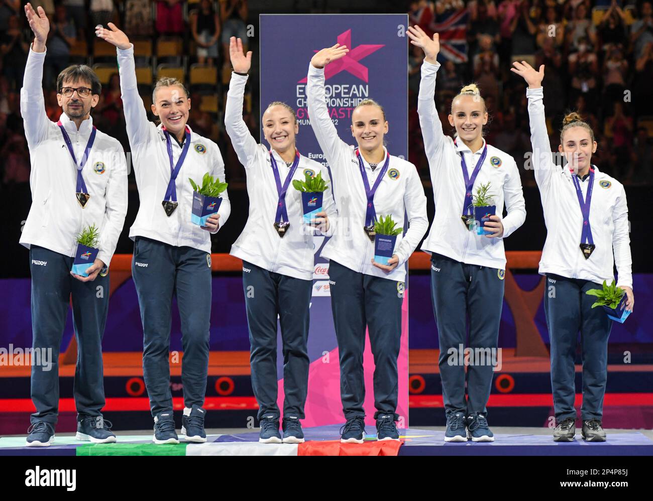 European Championships Munich 2022: Gymnastics: Italy (gold medal ...