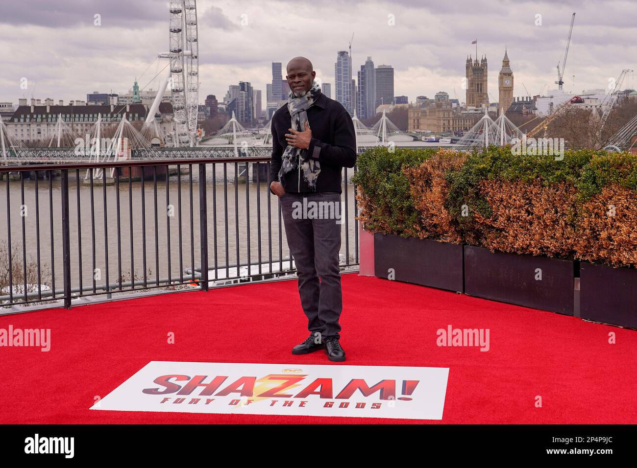 Djimon Hounsou poses for photographers during a photo call for the film ...