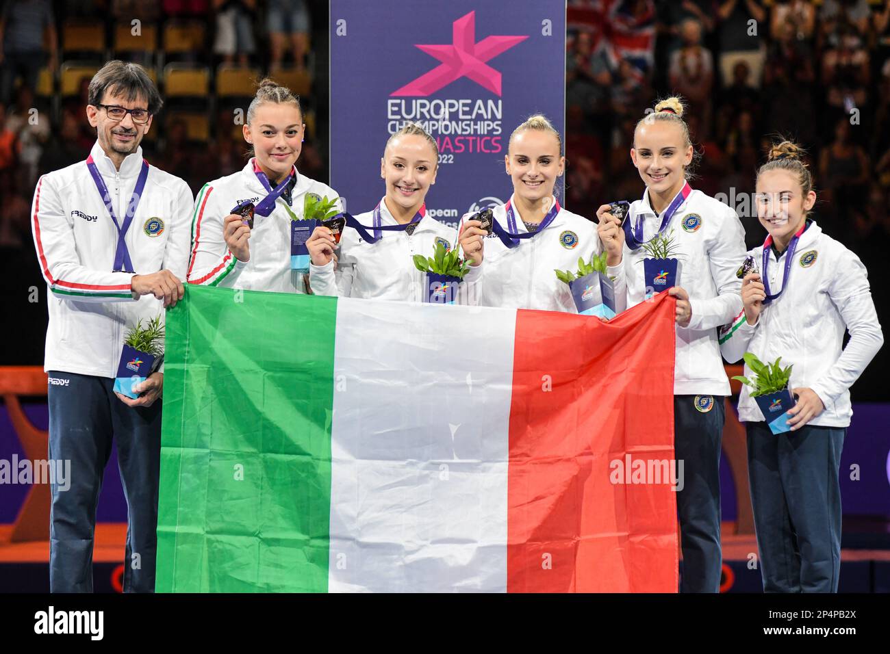 European Championships Munich 2022: Gymnastics: Italy (gold medal ...